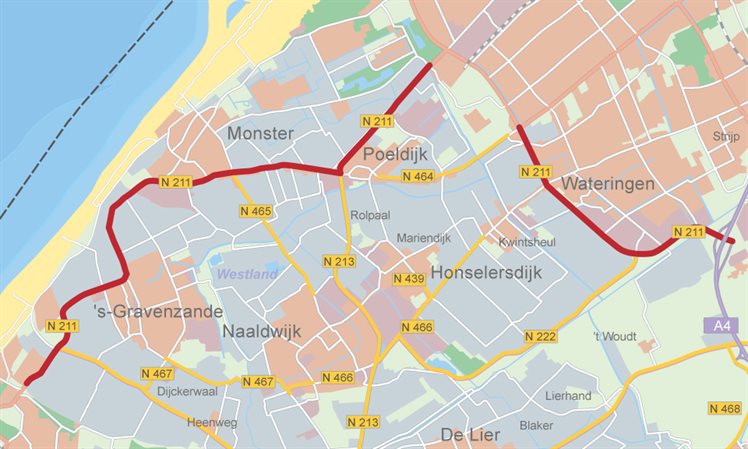 N211 - Provincie Zuid-Holland