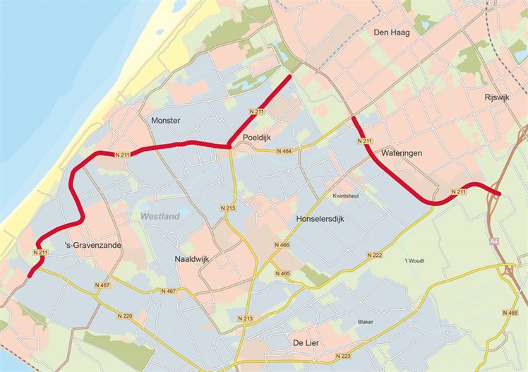 N211 - Provincie Zuid-Holland